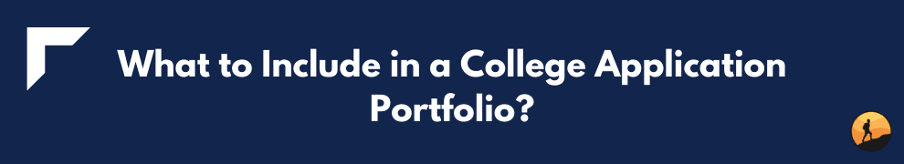 What is a College Application Portfolio? | Conquer Your Exam